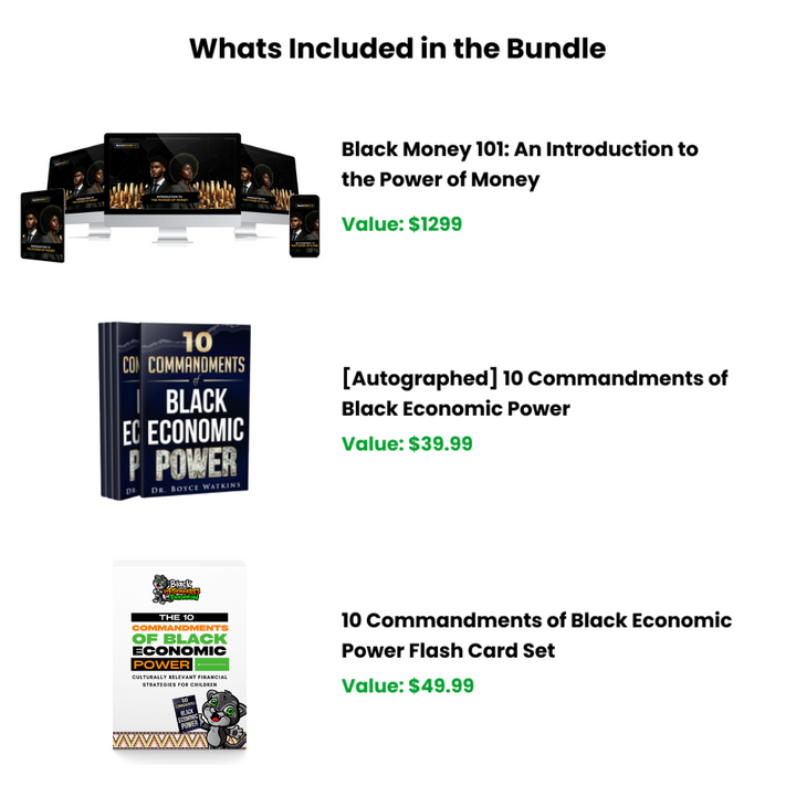 The Powernomics Power Pack – Dr. Boyce Watkins Financial Literacy Store