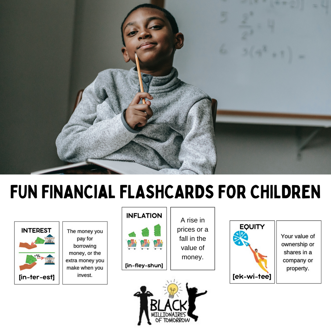 The Dr Boyce Watkins Fun Financial Flash Cards for children – Dr. Boyce ...